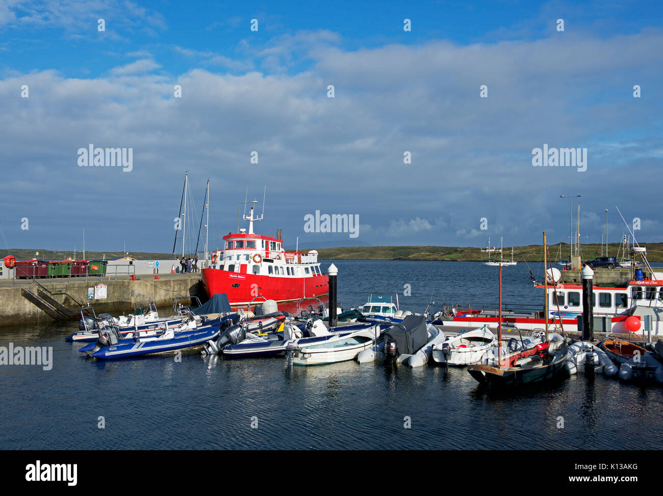 The harbour, Baltimore, County Cork, Eire, Southern Ireland Stock Photo ...