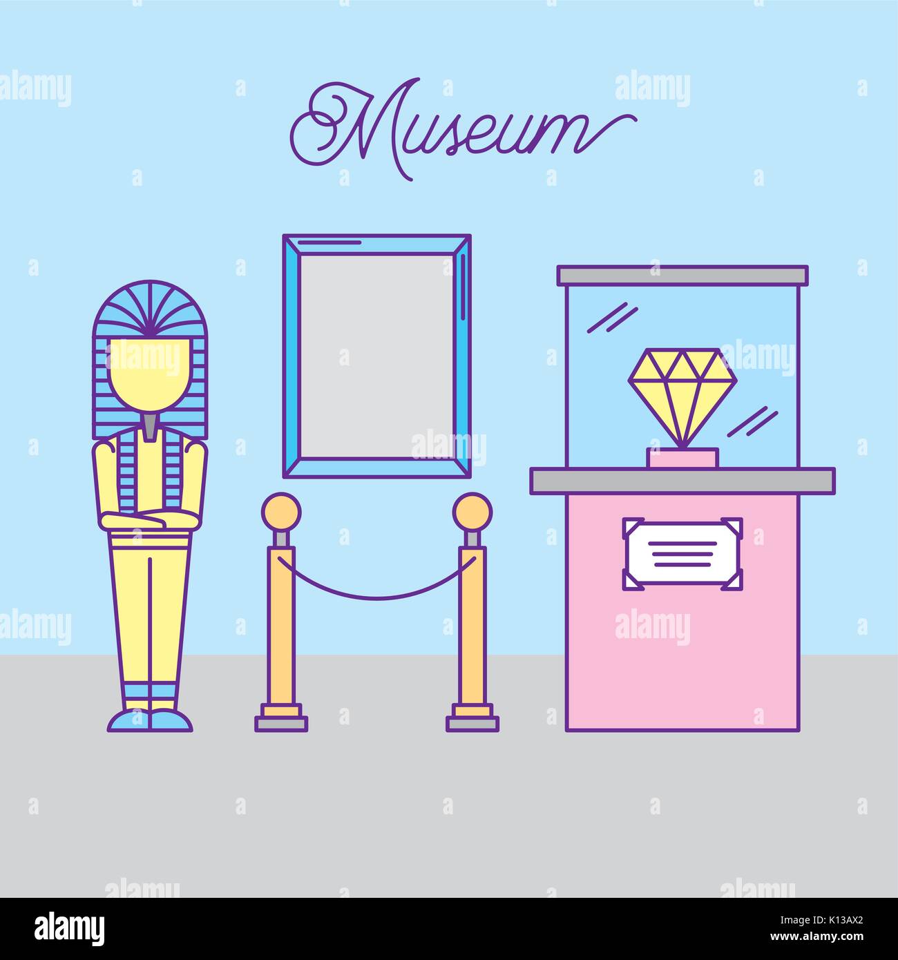 history museum advertising Stock Vector Image & Art - Alamy