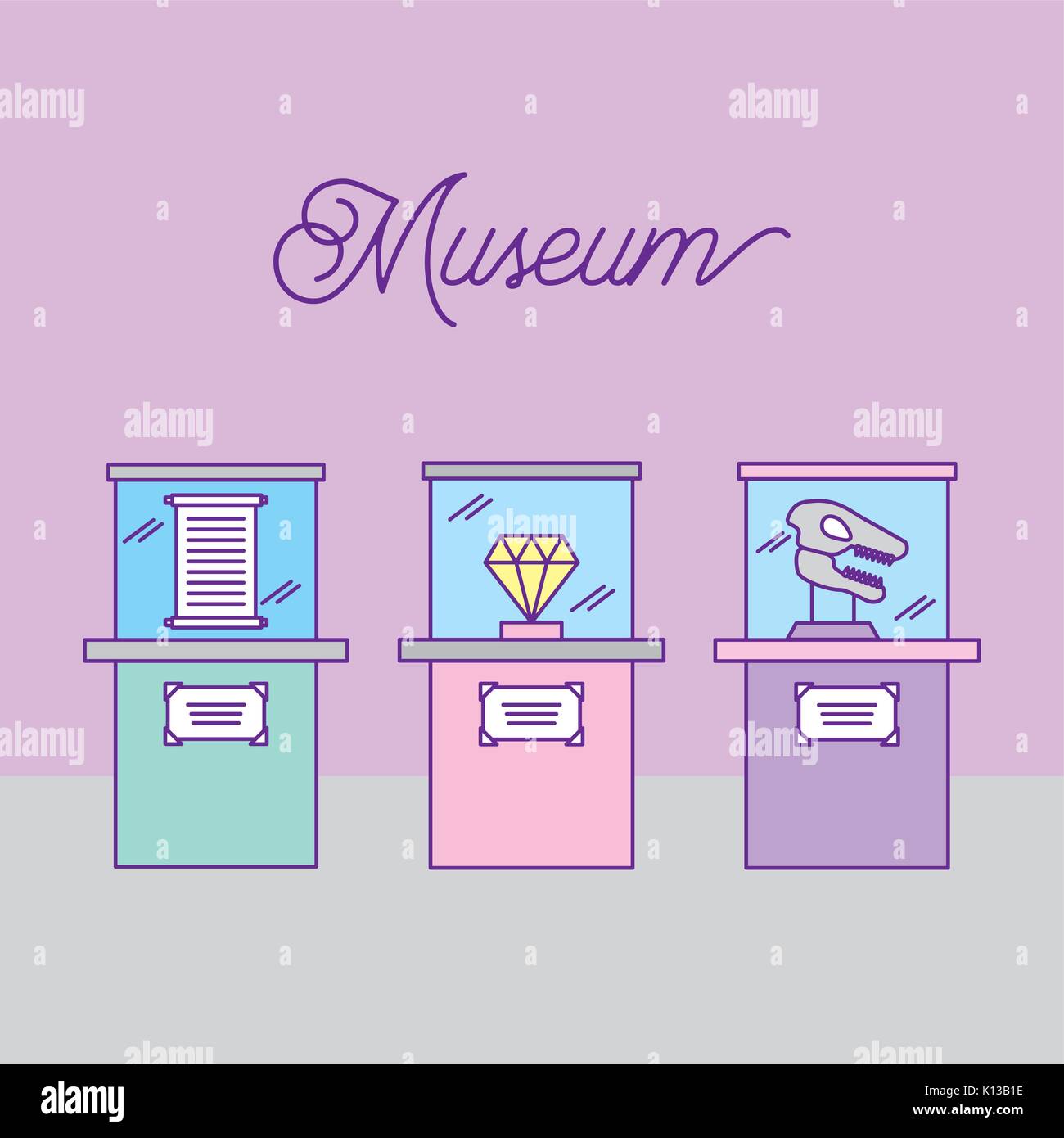 history museum advertising Stock Vector Image & Art - Alamy