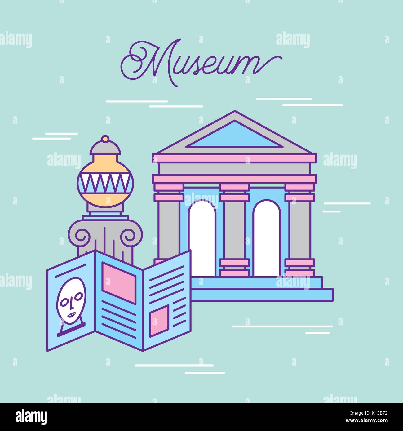 history museum advertising Stock Vector Image & Art - Alamy