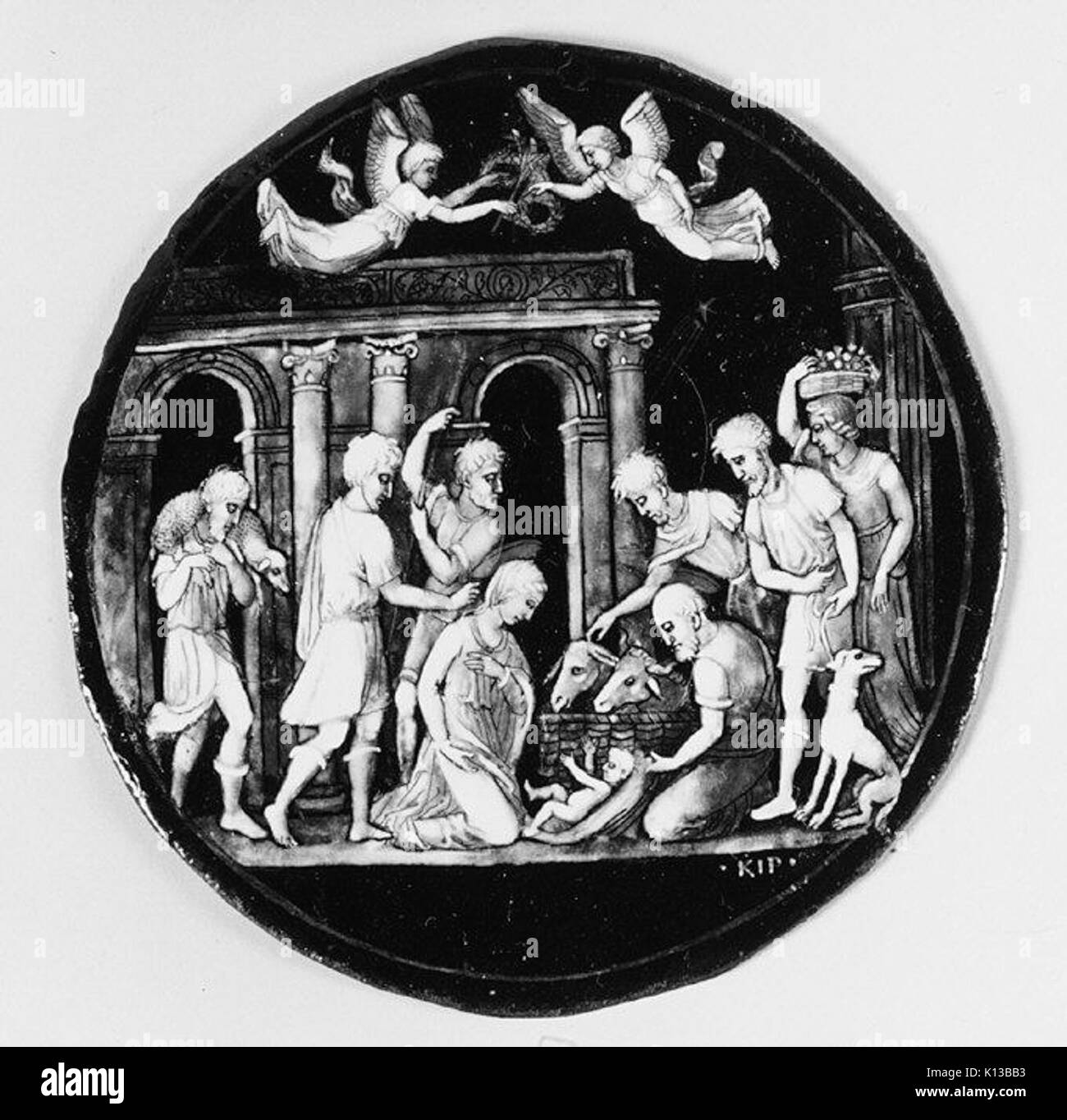 The adoration of jesus Black and White Stock Photos & Images - Alamy