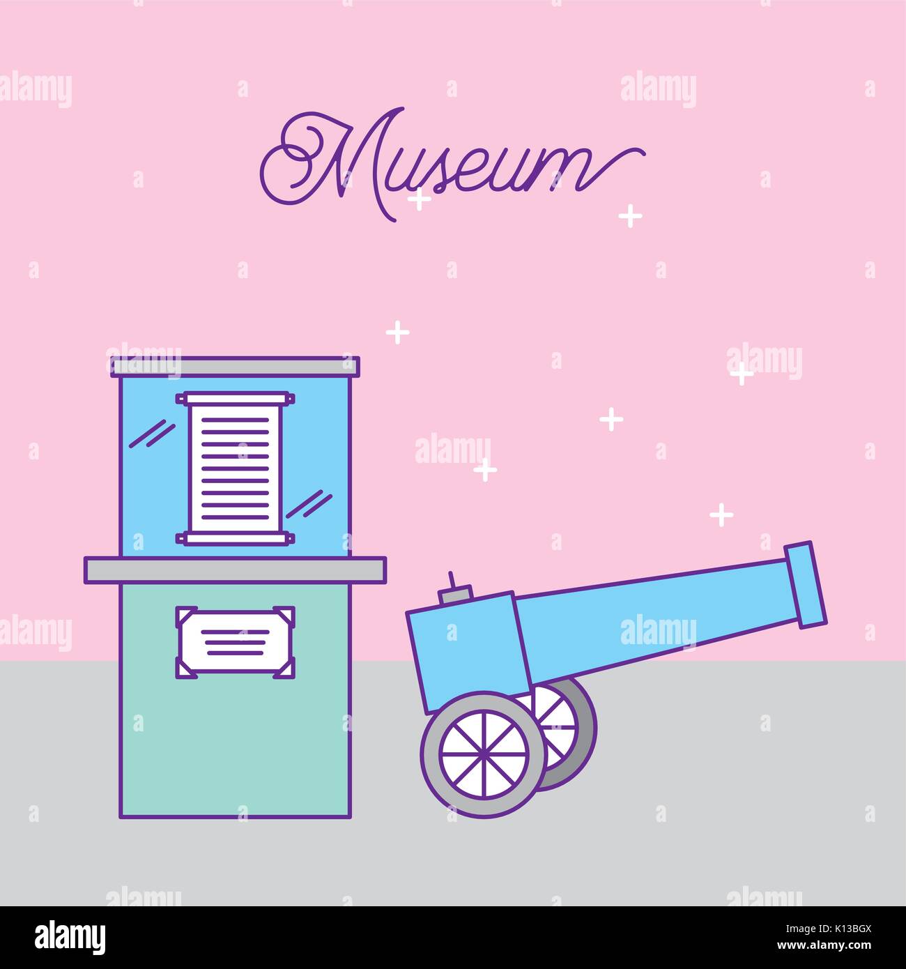history museum advertising Stock Vector Image & Art - Alamy