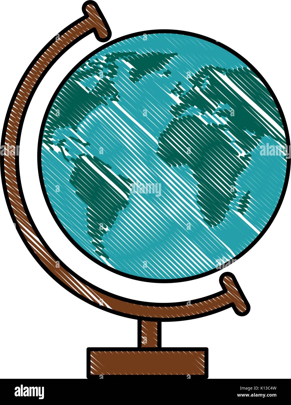 geography tool icon over white background vector illustration Stock ...