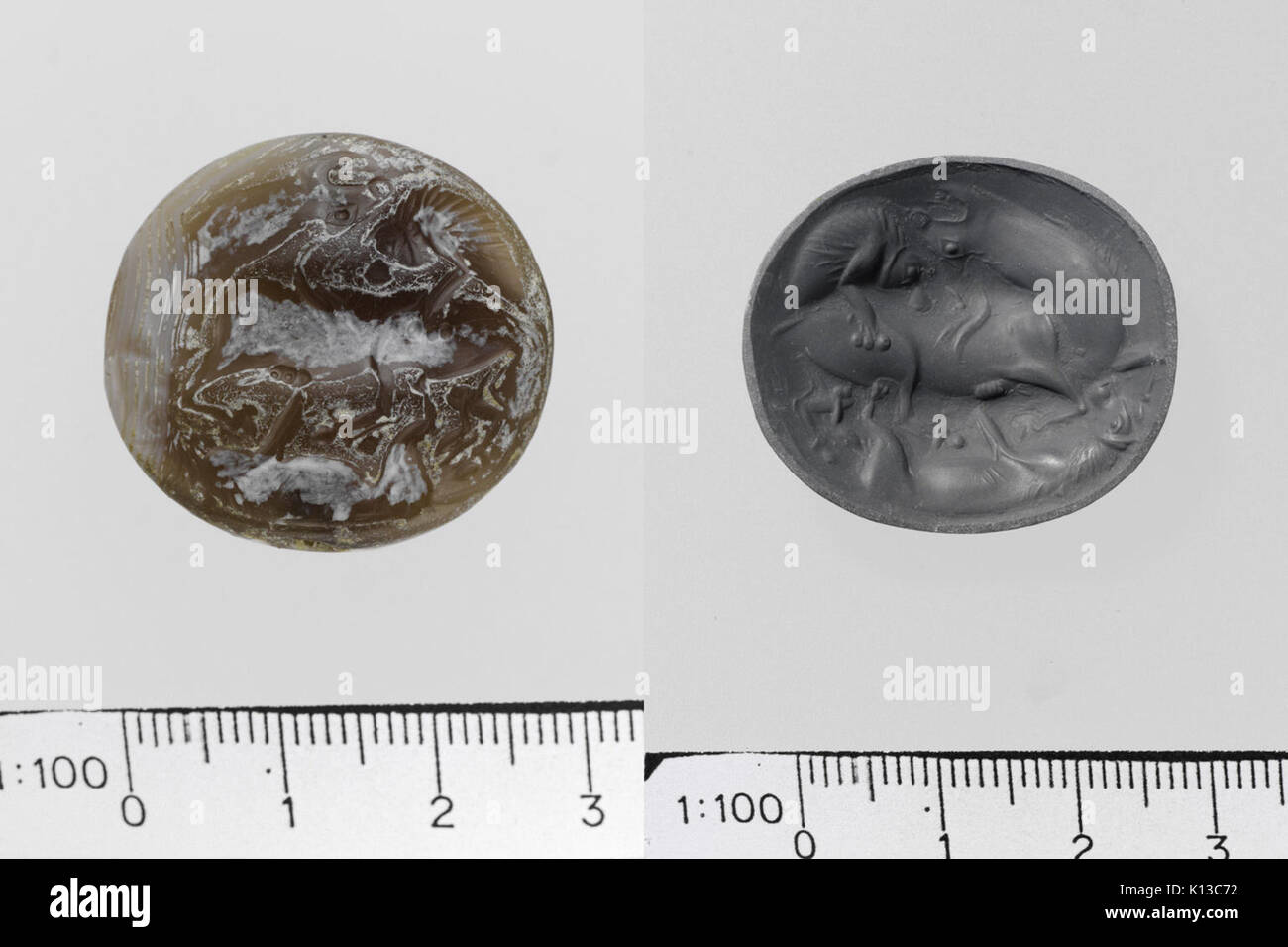 Agate lentoid seal hi-res stock photography and images - Alamy