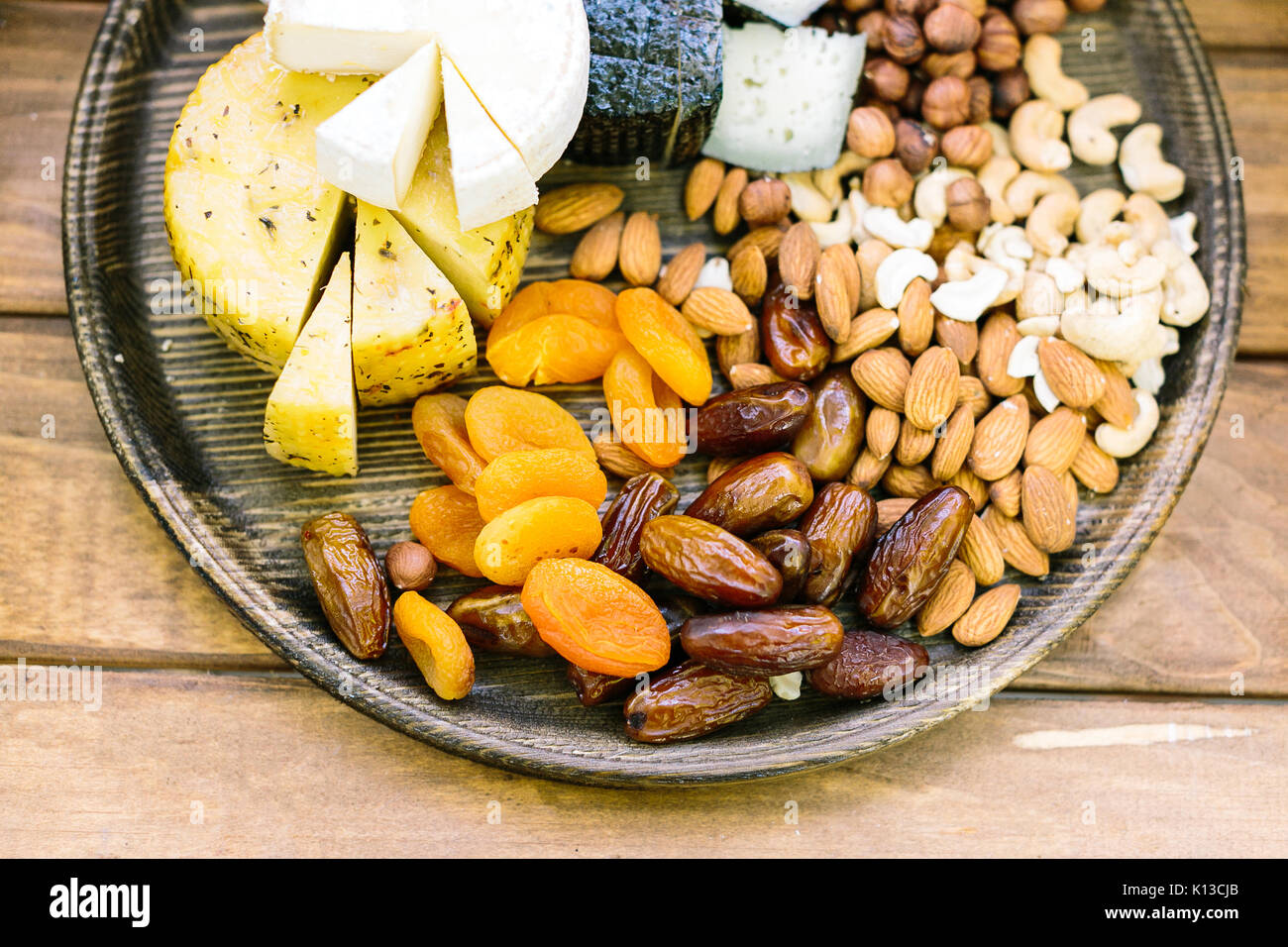 healthy lifestyle, countryside, food concept. top view of various ...