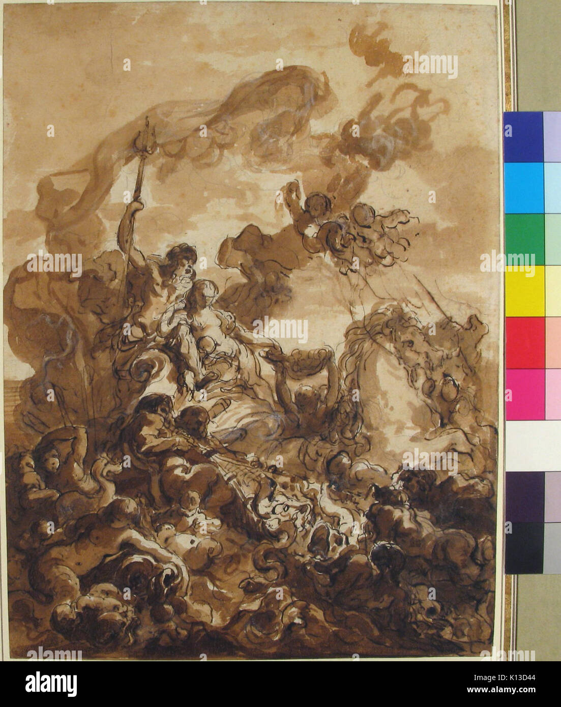 The 'Allegory of Fishery' depicts Neptune and Amphitrite, gods of the ...