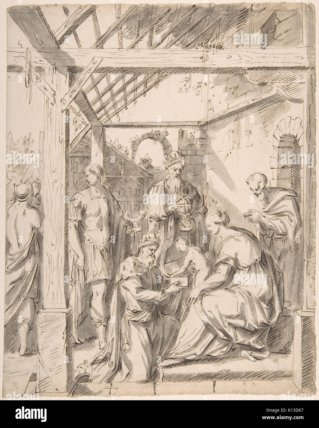 Adoration of the Magi MET DP801693 Stock Photo - Alamy