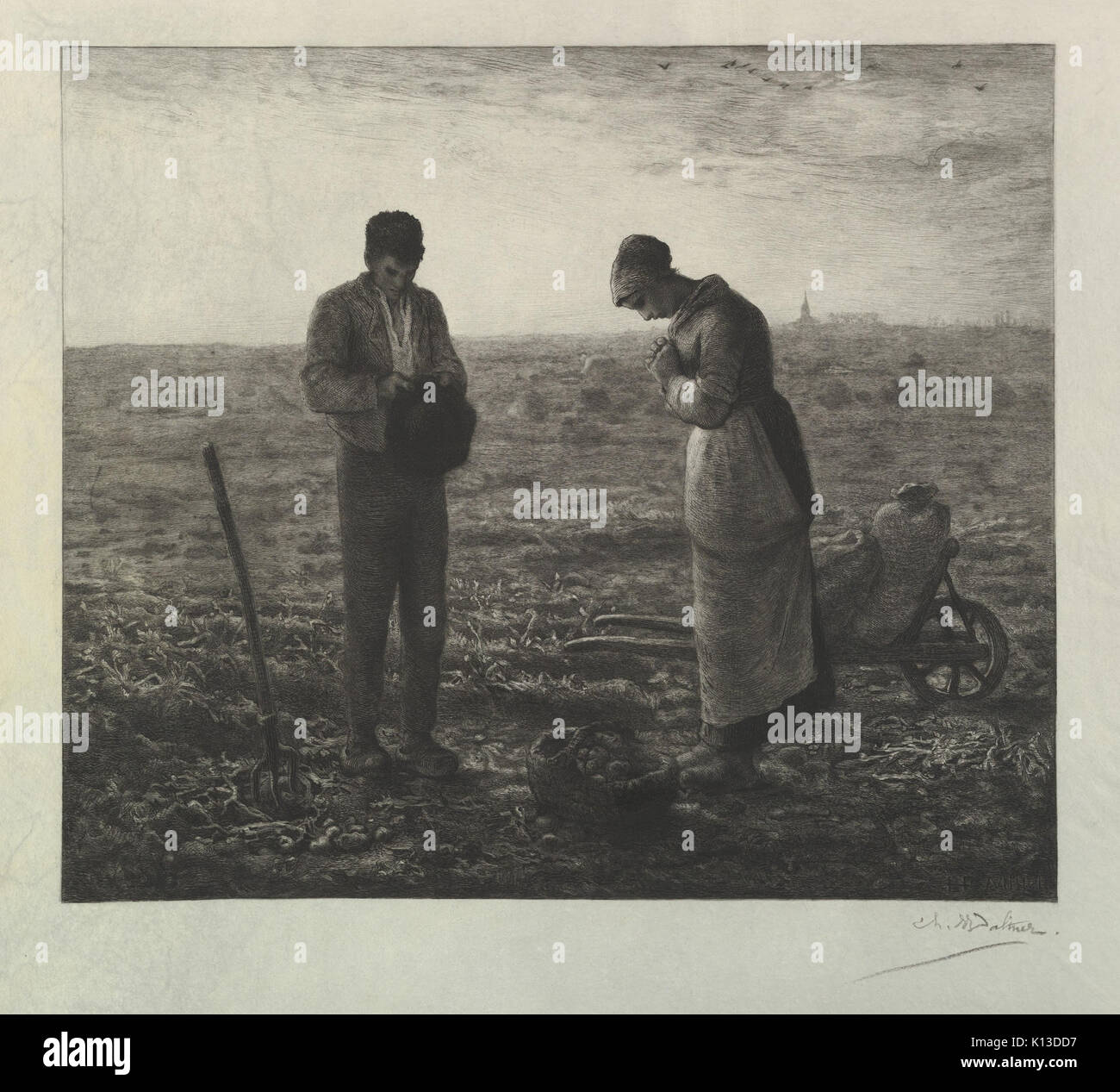 The angelus by millet hi-res stock photography and images - Alamy