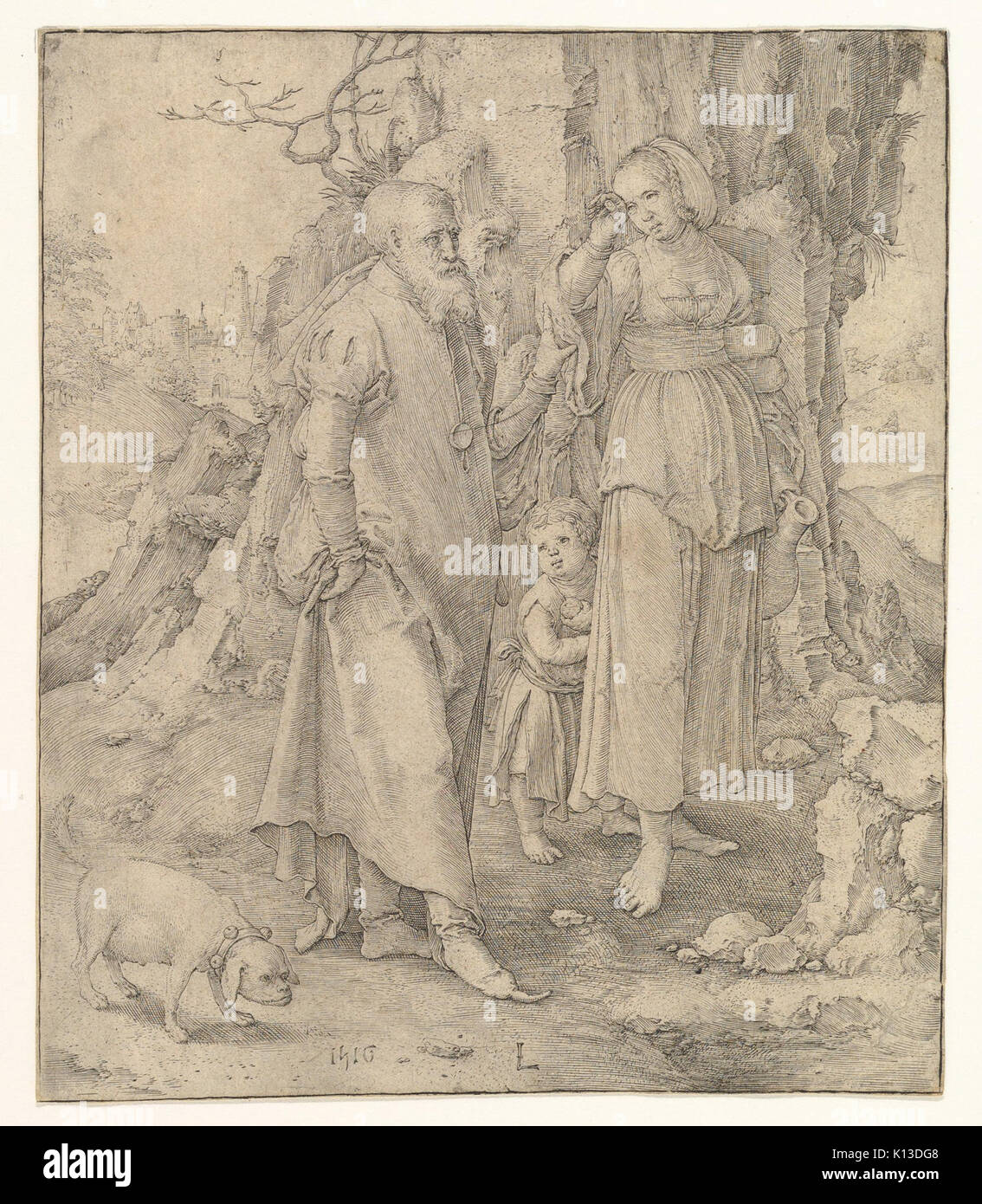 Abraham sending away hagar hi-res stock photography and images - Alamy