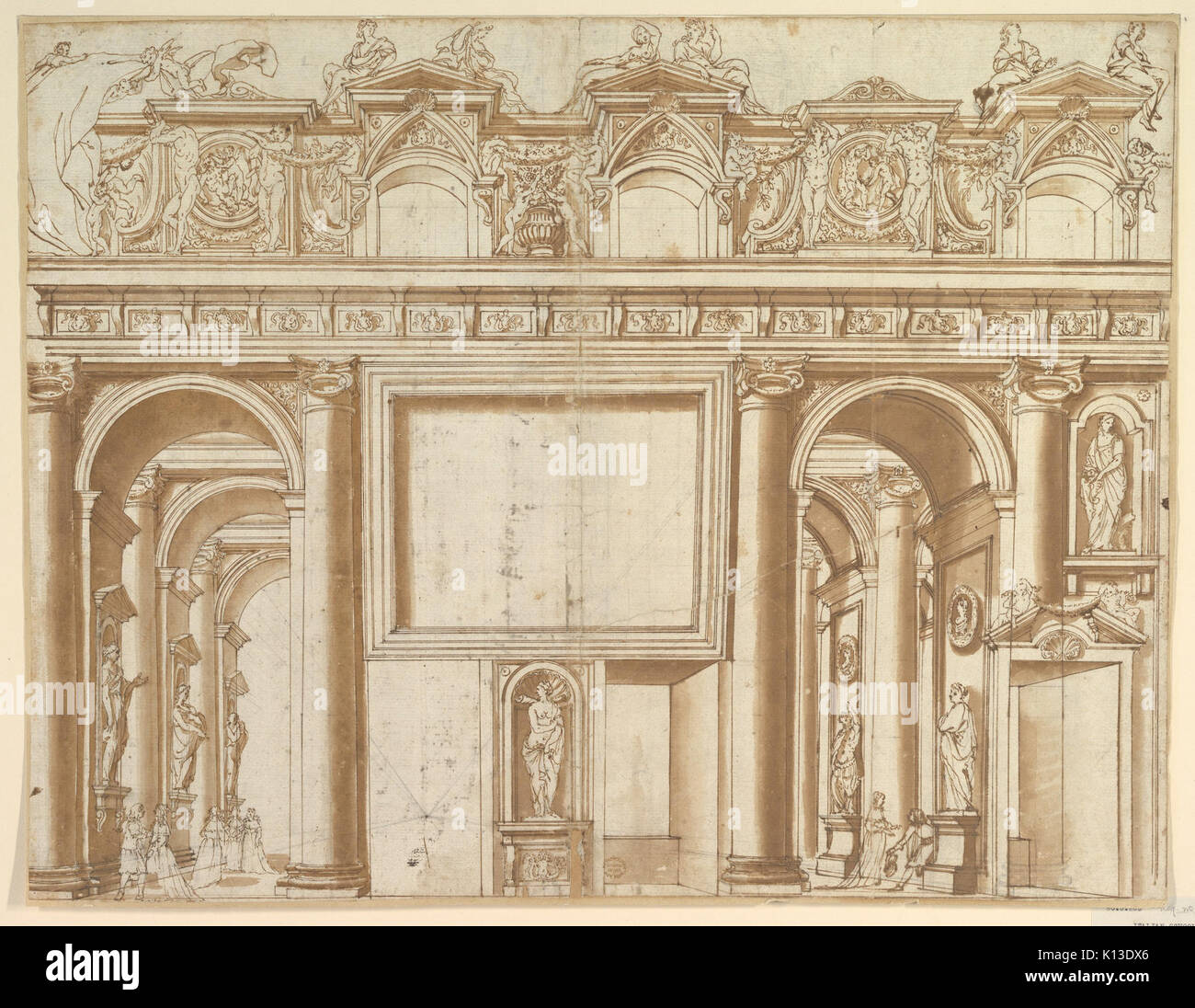 Stage set design drawing hi-res stock photography and images - Alamy