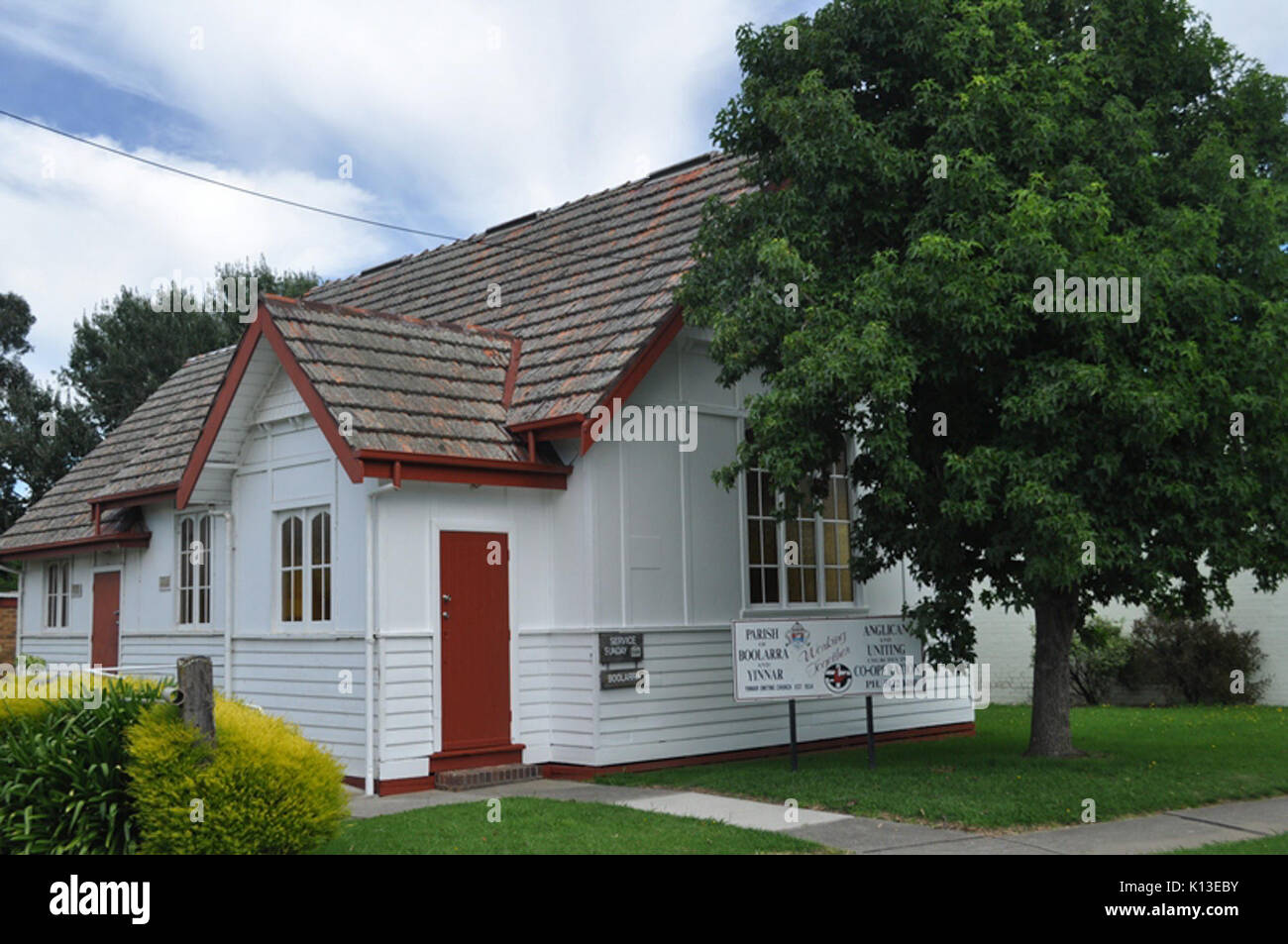 Anglican Church Yinnar Stock Photo - Alamy