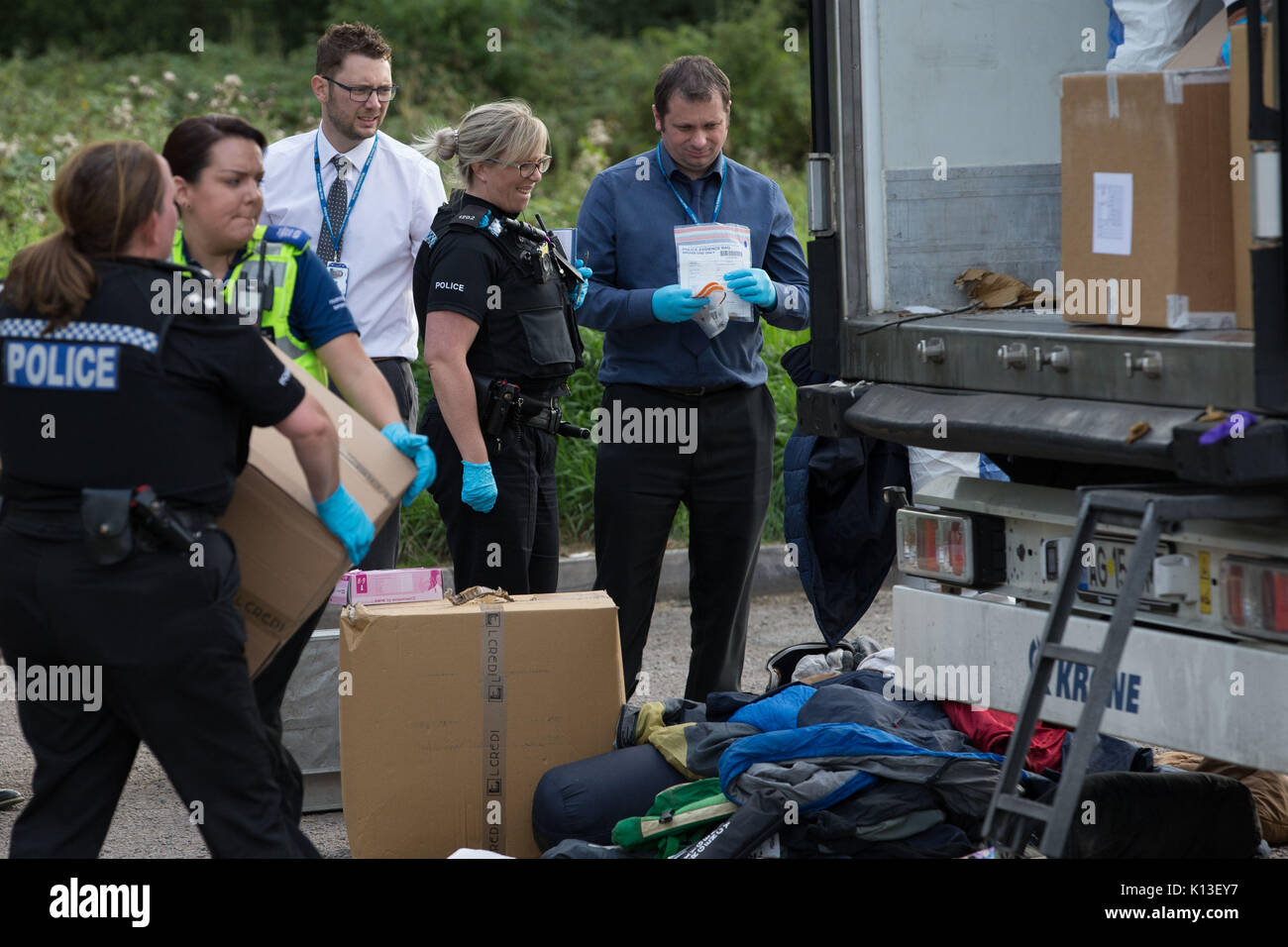 Inside A British Police Box