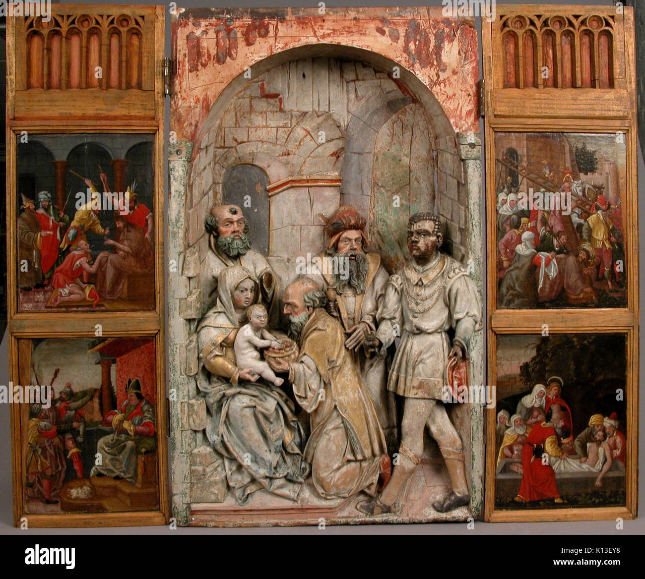 Nativity magi christ triptych hi-res stock photography and images - Alamy