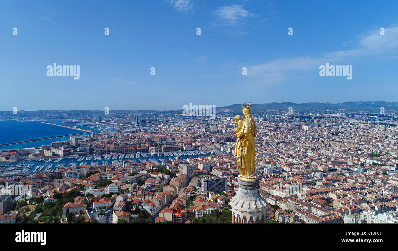 Basilica notre dame de la garde marseille hi-res stock photography and ...