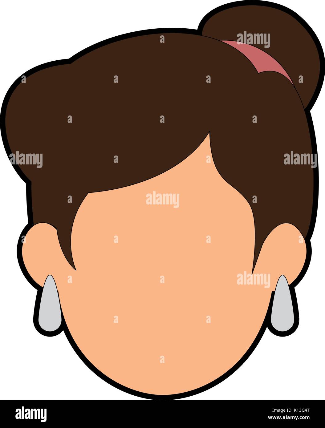 woman face icon Stock Vector Image & Art - Alamy
