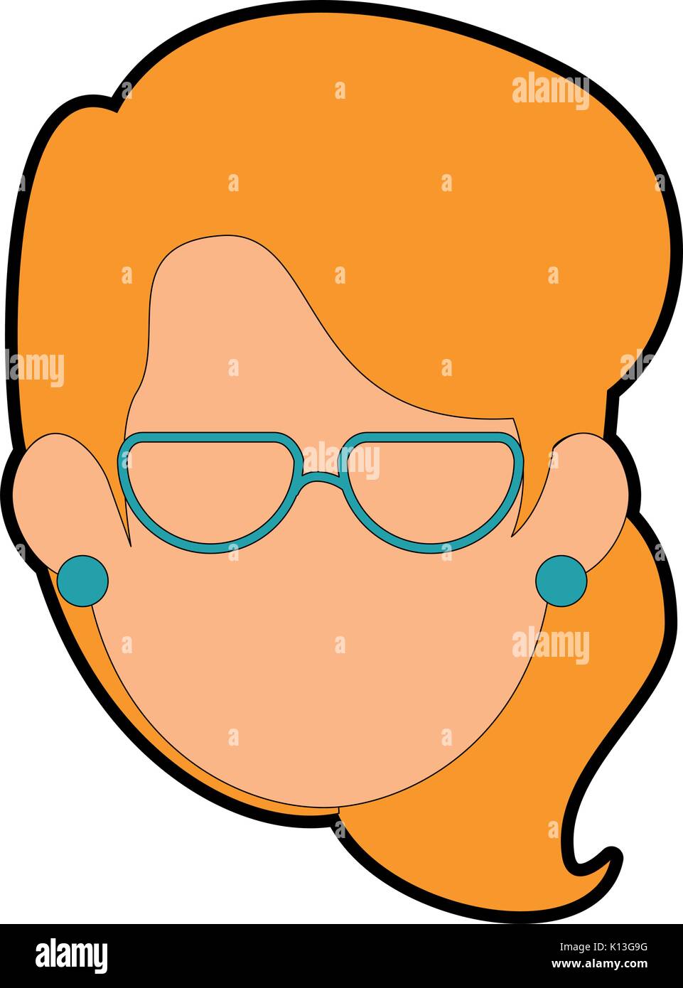 woman face icon Stock Vector Image & Art - Alamy