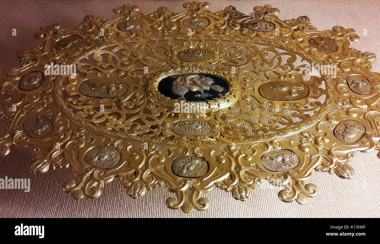 Anonymous Filigree tray 04 Stock Photo - Alamy