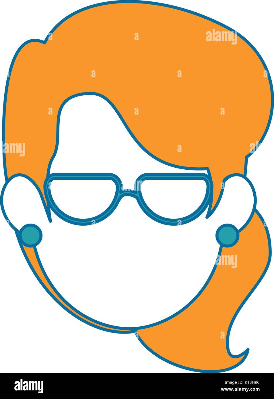 woman face icon Stock Vector Image & Art - Alamy