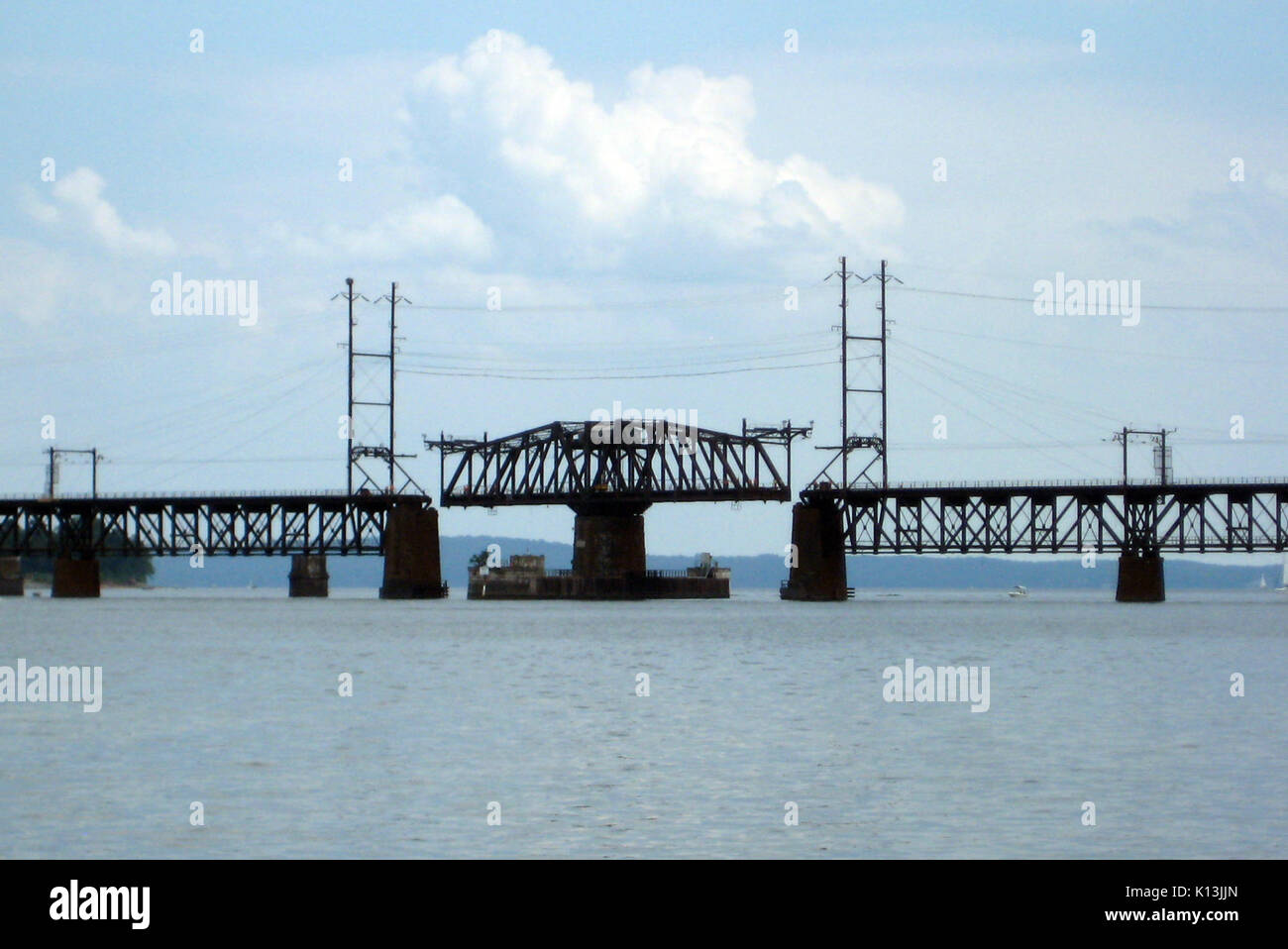 Amtrak Susquehanna River Bridge opened 2011 06 25 Stock Photo - Alamy