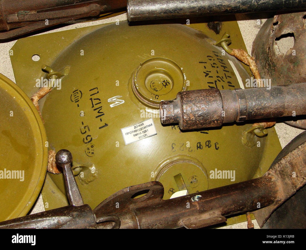 Antilanding bottom mine PDM 1 Stock Photo - Alamy