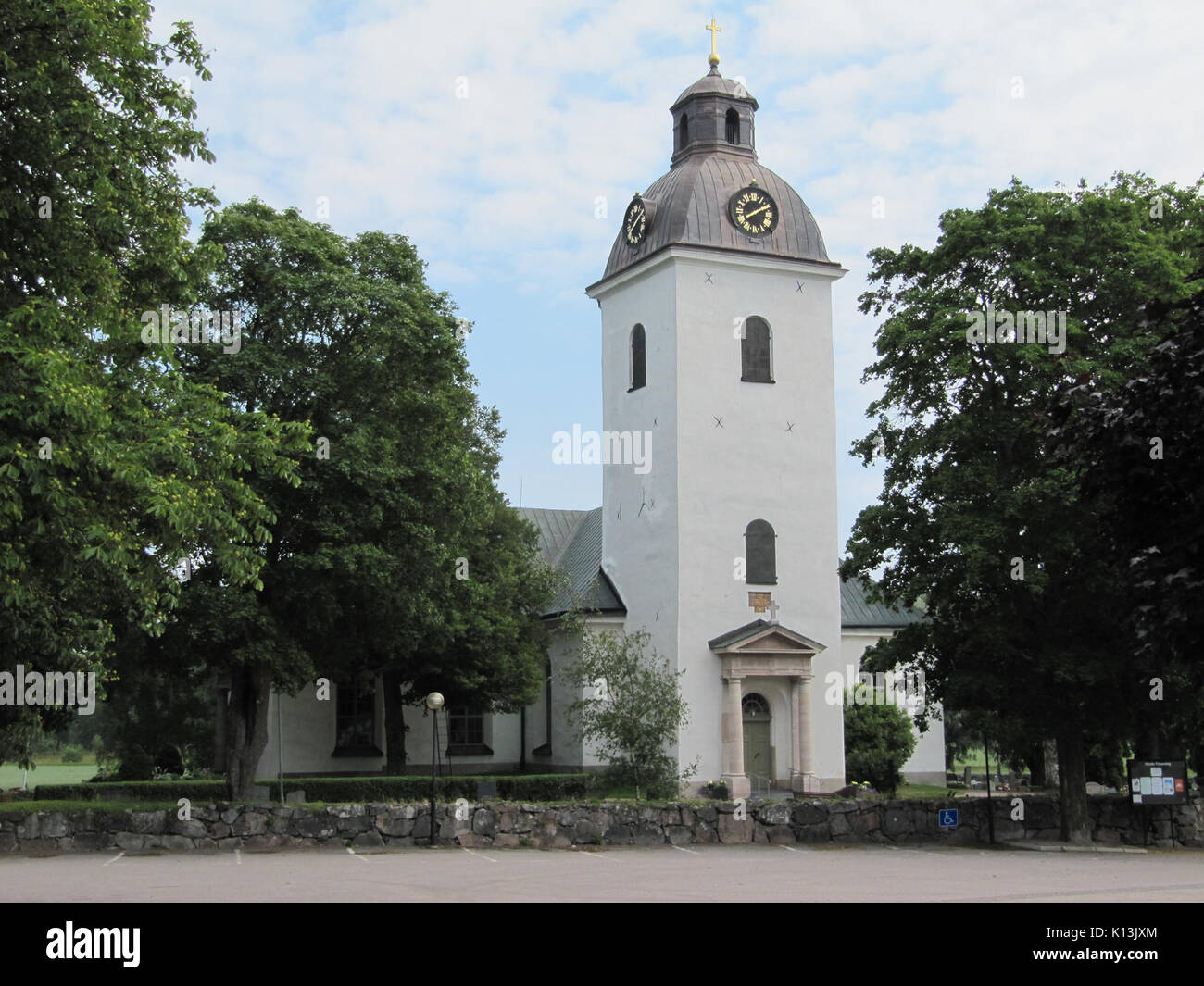 Alunda kyrka ext1 Stock Photo - Alamy
