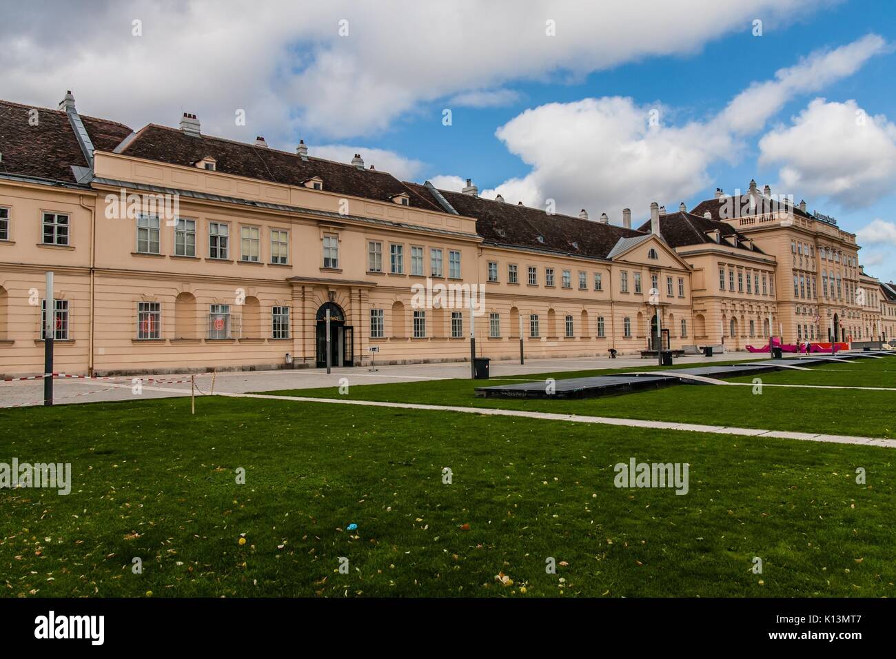 MuseumsQuartier, a view from Museumsplatz, Vienna Stock Photo - Alamy