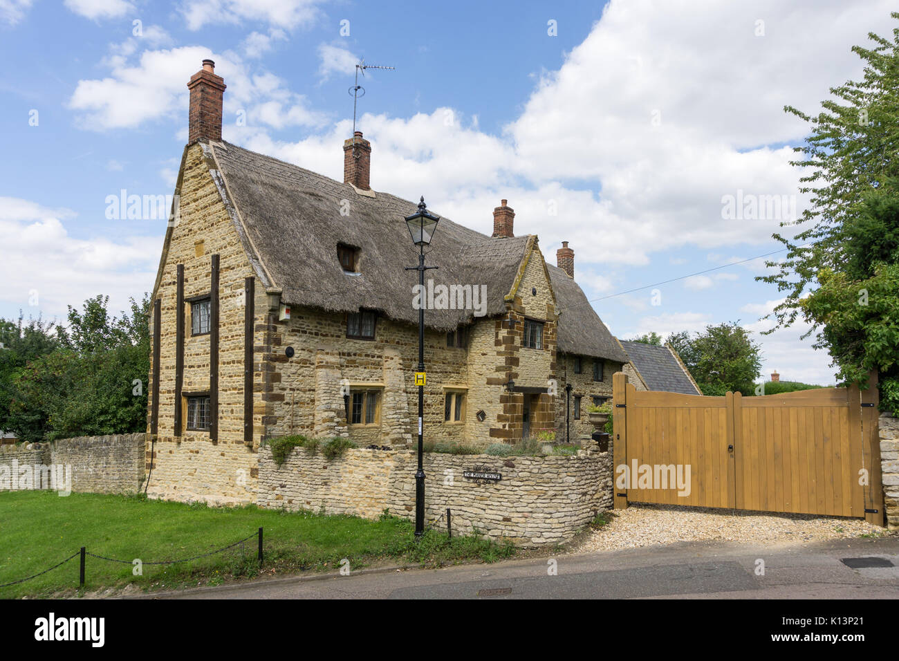 The old Manor House, dating back to the time of Charles II, in the ...