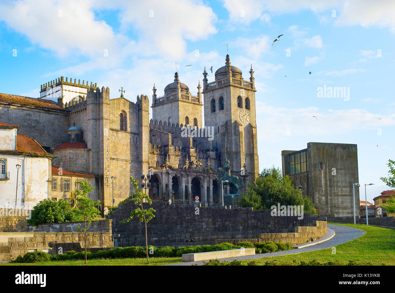 Porto Cathedral (Se do Porto) or Cathedral of Assumption of Our Lady in ...