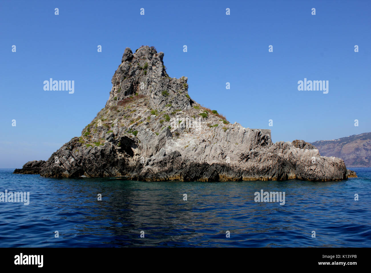 Li Galli island archipelago near Sorrento Amalfi Coast italy Stock ...