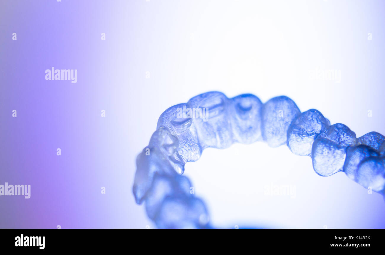 Invisible teeth retainers orthodontic brackets. Plastic modern ...