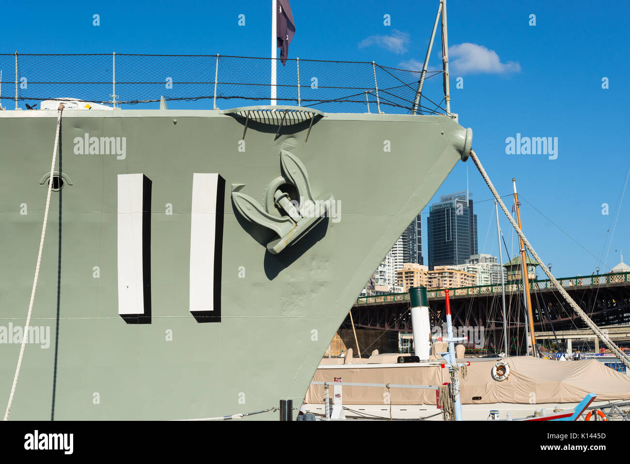 HMAS Vampire at the Australian National Maritime Museum in Darling ...