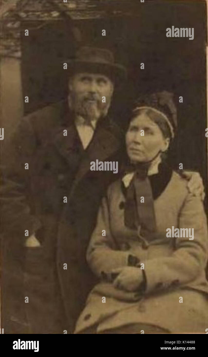 August Saabye and wife Hanne Louise Augusta Stock Photo - Alamy