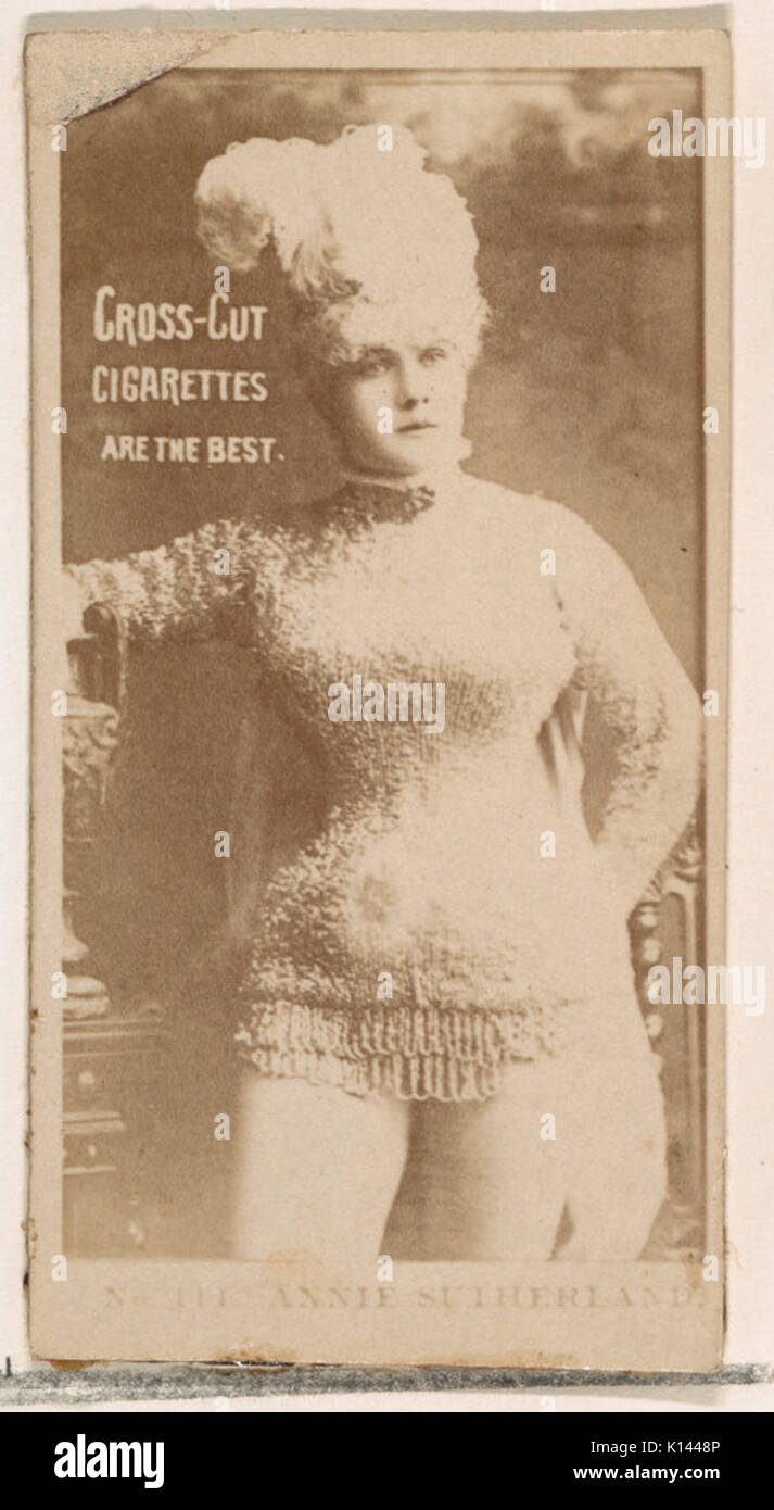 Annie Sutherland, from the Actors and Actresses series (N145 2) issued ...