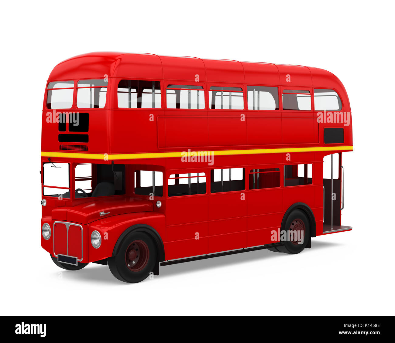 Red bus Cut Out Stock Images & Pictures - Alamy