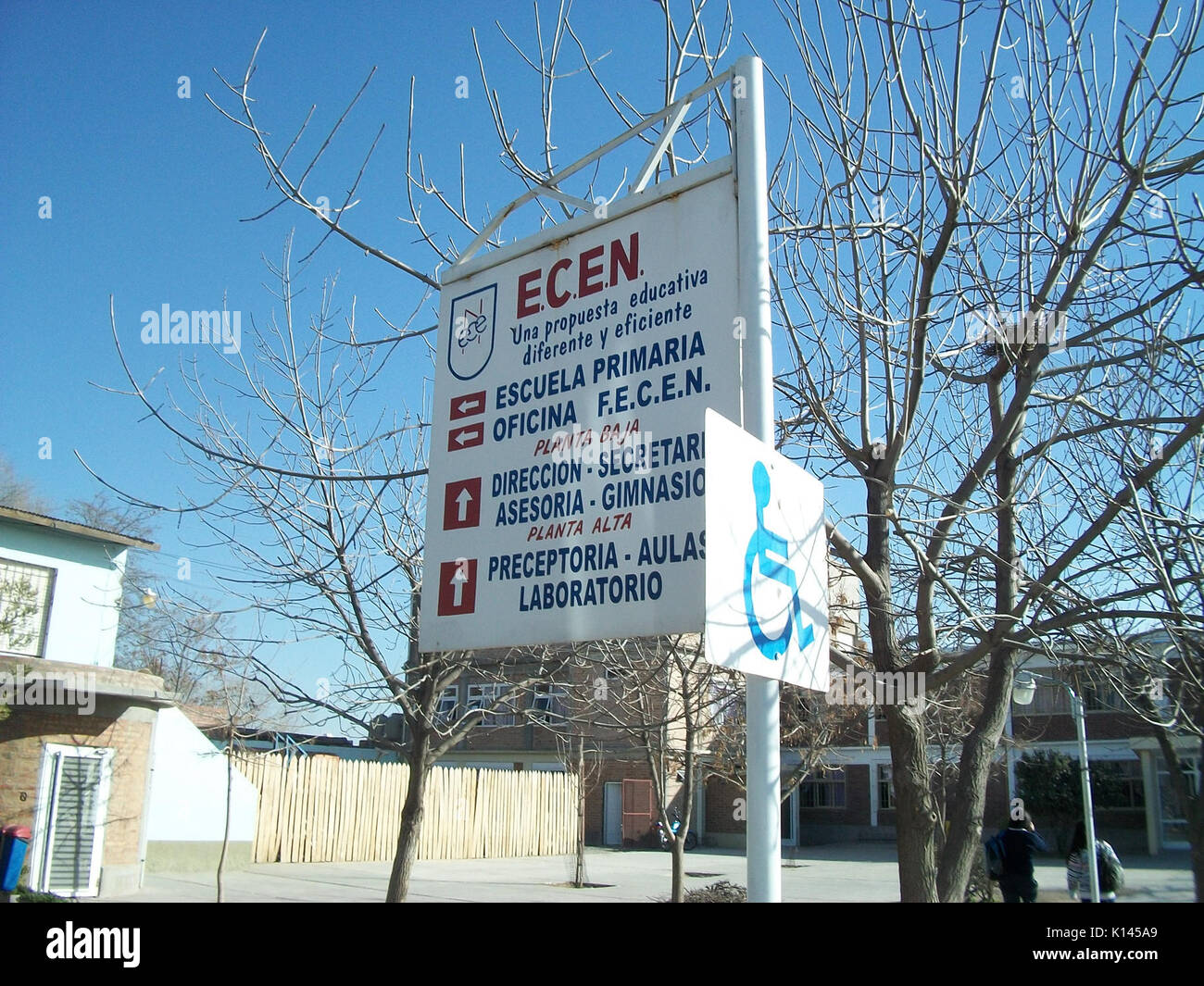 Accesibilidad e Colegio ECEN Stock Photo - Alamy