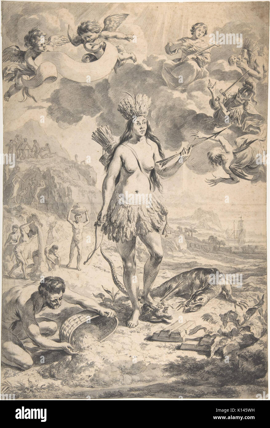Allegory of america hi-res stock photography and images - Alamy
