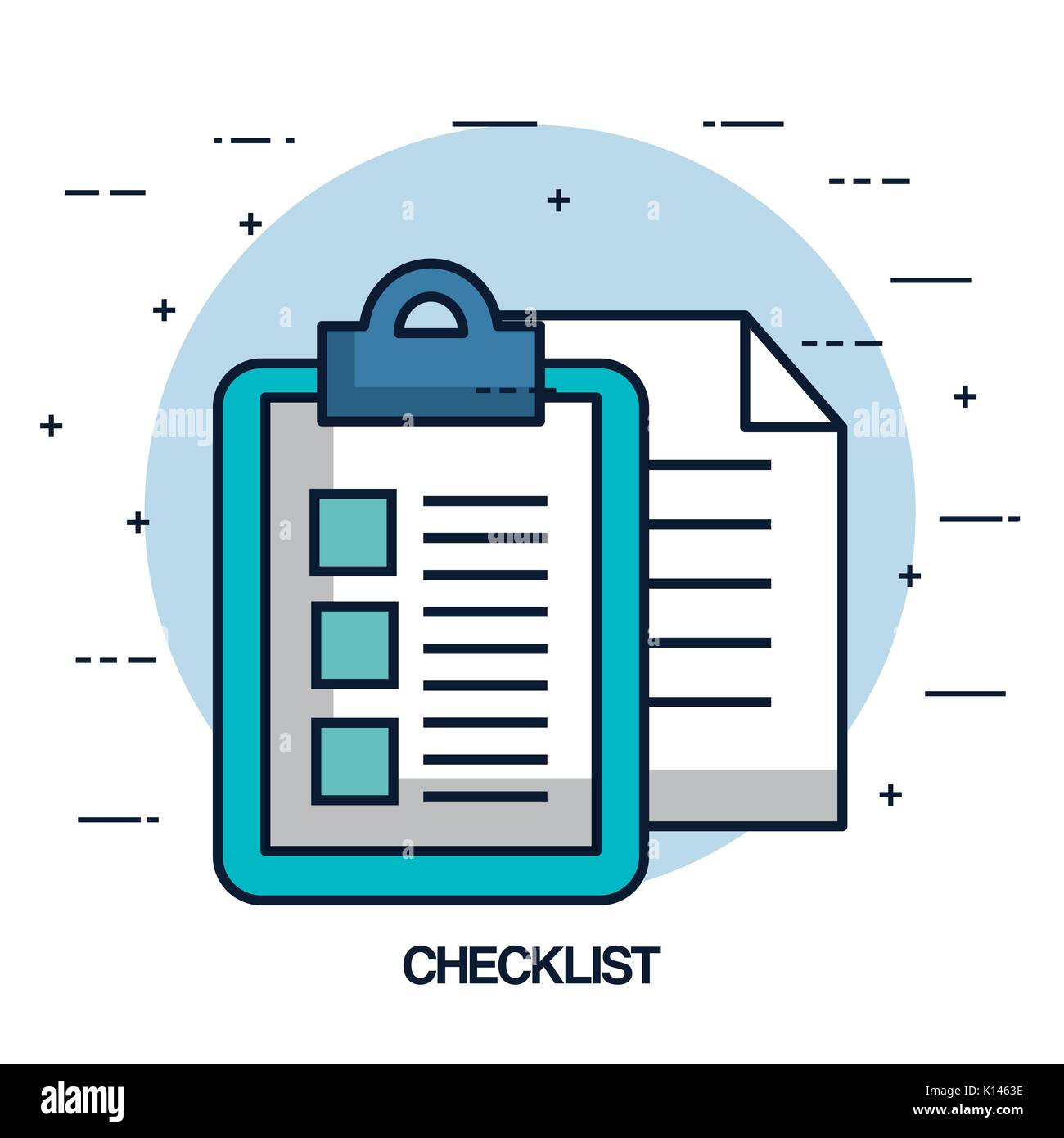 Checklist sheet icon image vector hi-res stock photography and images ...