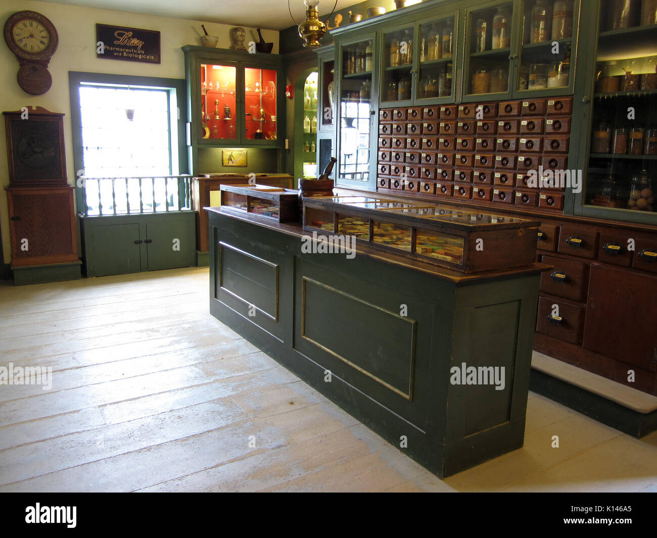 Apothecary Shop, Interior 2 Stock Photo - Alamy