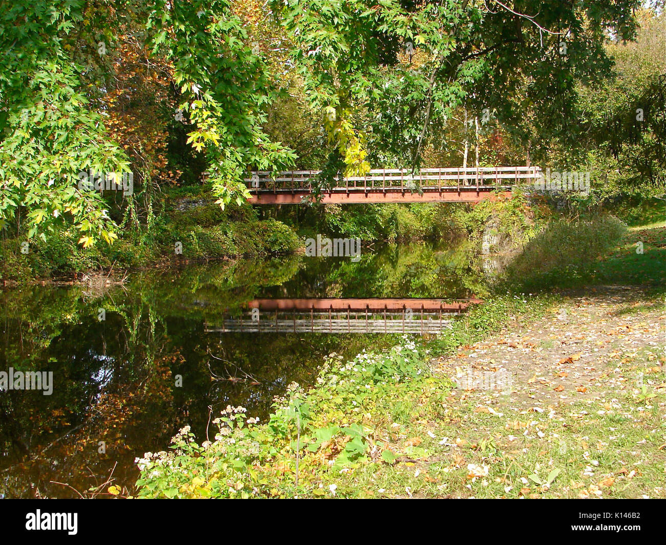 Allentown PA Canal Park Stock Photo - Alamy