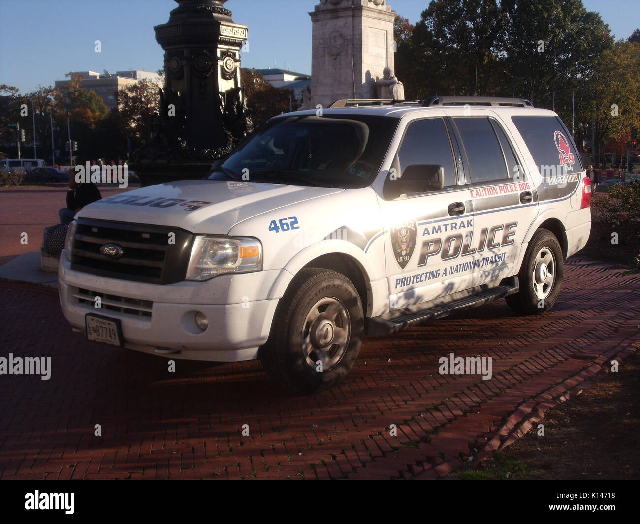 Amtrak Police SUV, Union Station Stock Photo - Alamy