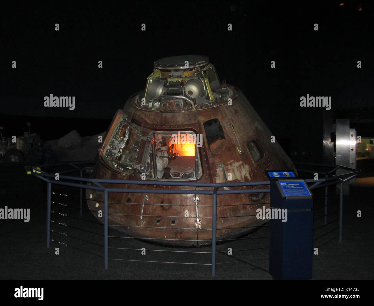Apollo 17 America Space Center Houston Stock Photo - Alamy