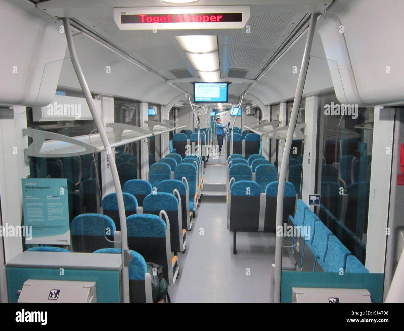 Alstom Coradia LINT interior Stock Photo - Alamy