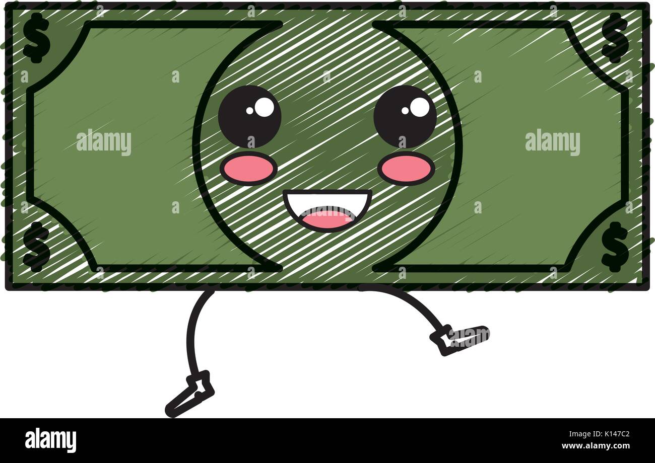 bill dollar money kawaii character Stock Vector Image & Art - Alamy