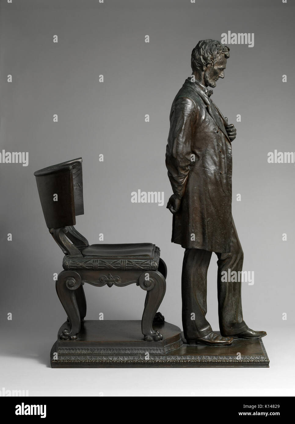 Abraham Lincoln The Man (Standing Lincoln) MET DP260957 Stock Photo - Alamy
