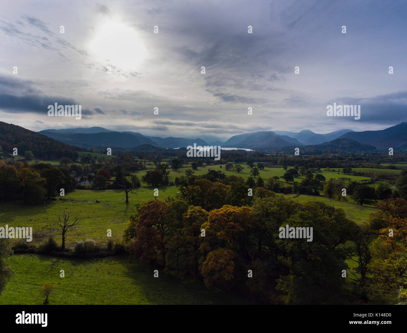 Keswick lake district aerial hi-res stock photography and images - Alamy