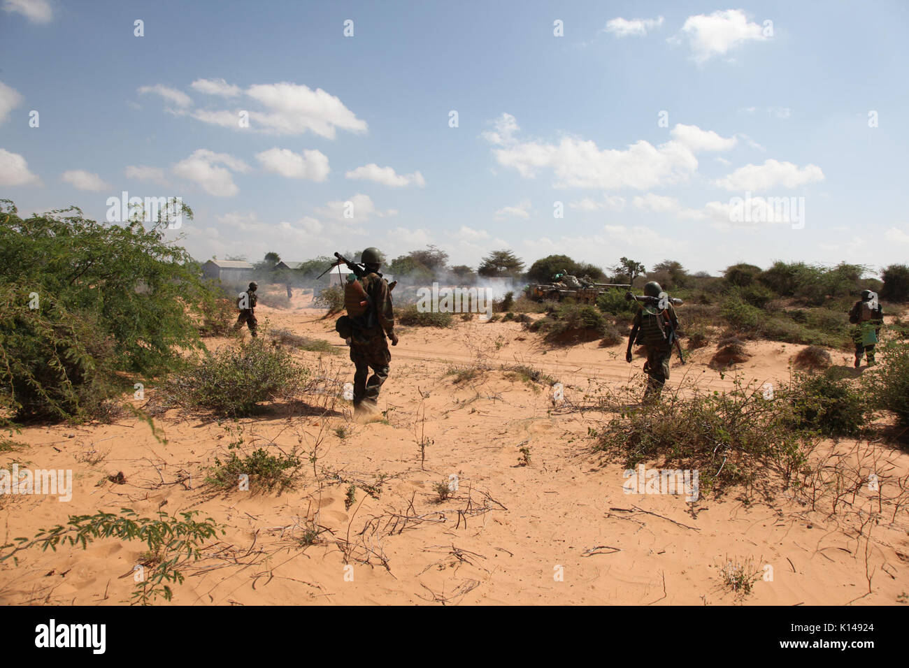 AMISOM operation to secure Maslah Town (6800518464 Stock Photo - Alamy