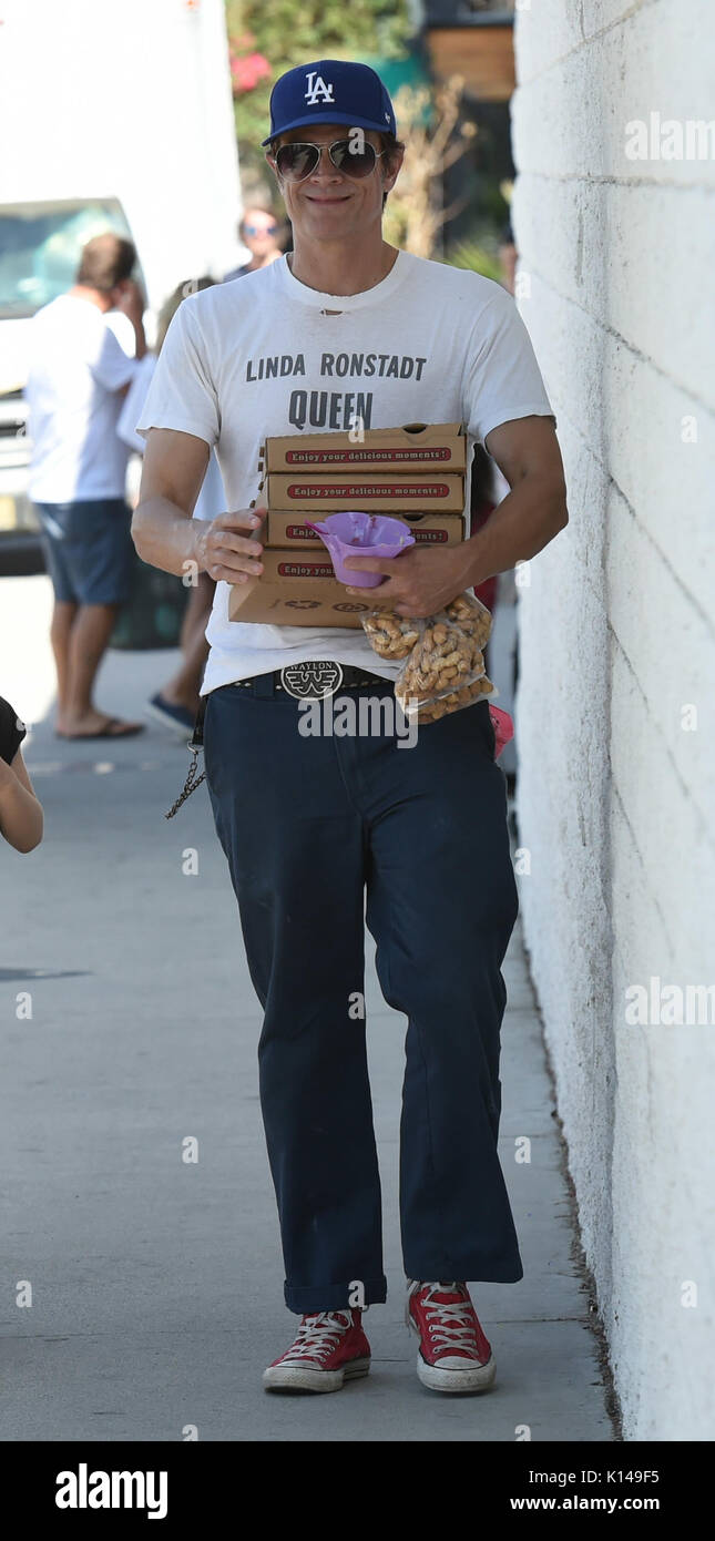 Johnny Knoxville buys pizza and snow cones for his kids Rocko Clapp and ...