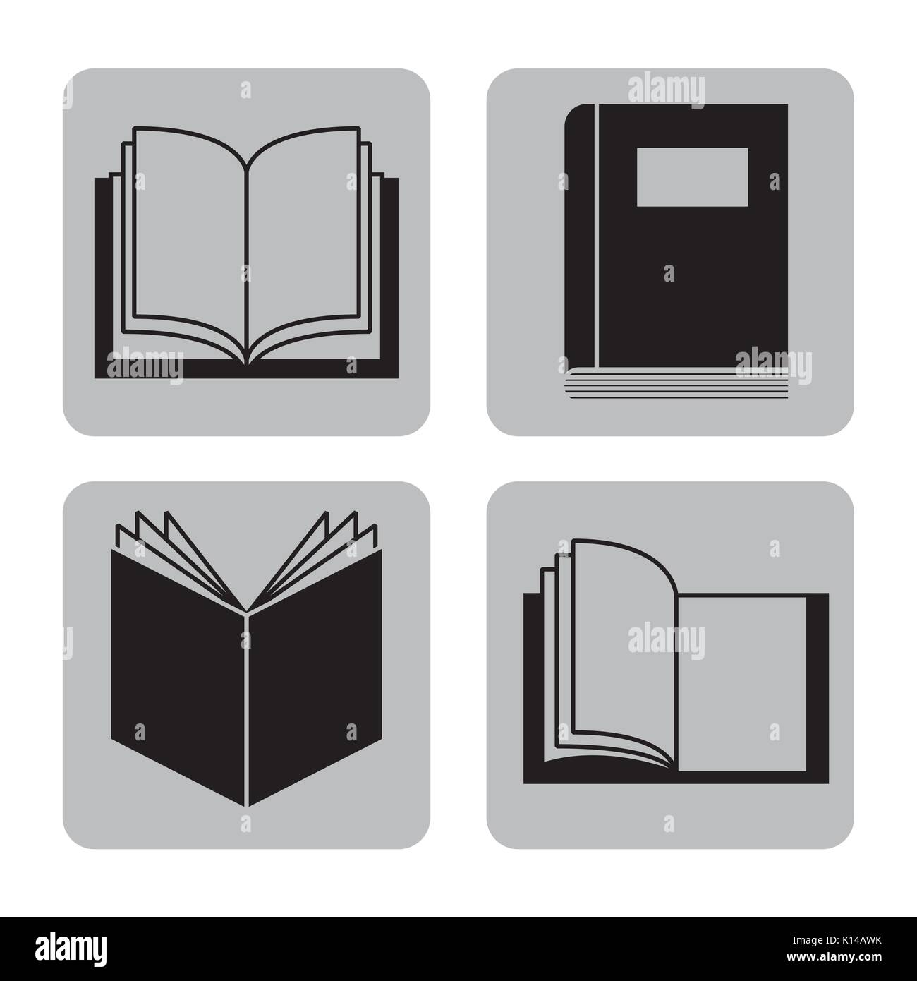 book icon design Stock Vector Image & Art - Alamy