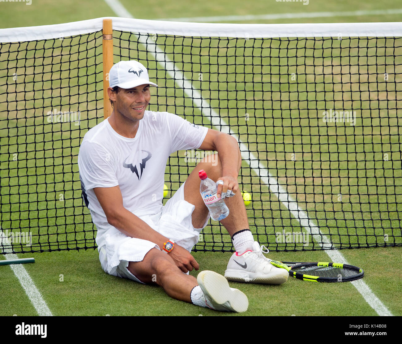 Rafael nadal practicing hi-res stock photography and images - Alamy