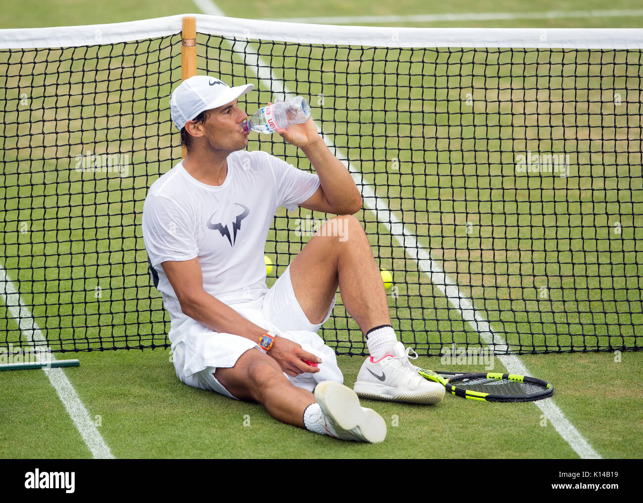 Rafael nadal practicing hi-res stock photography and images - Alamy